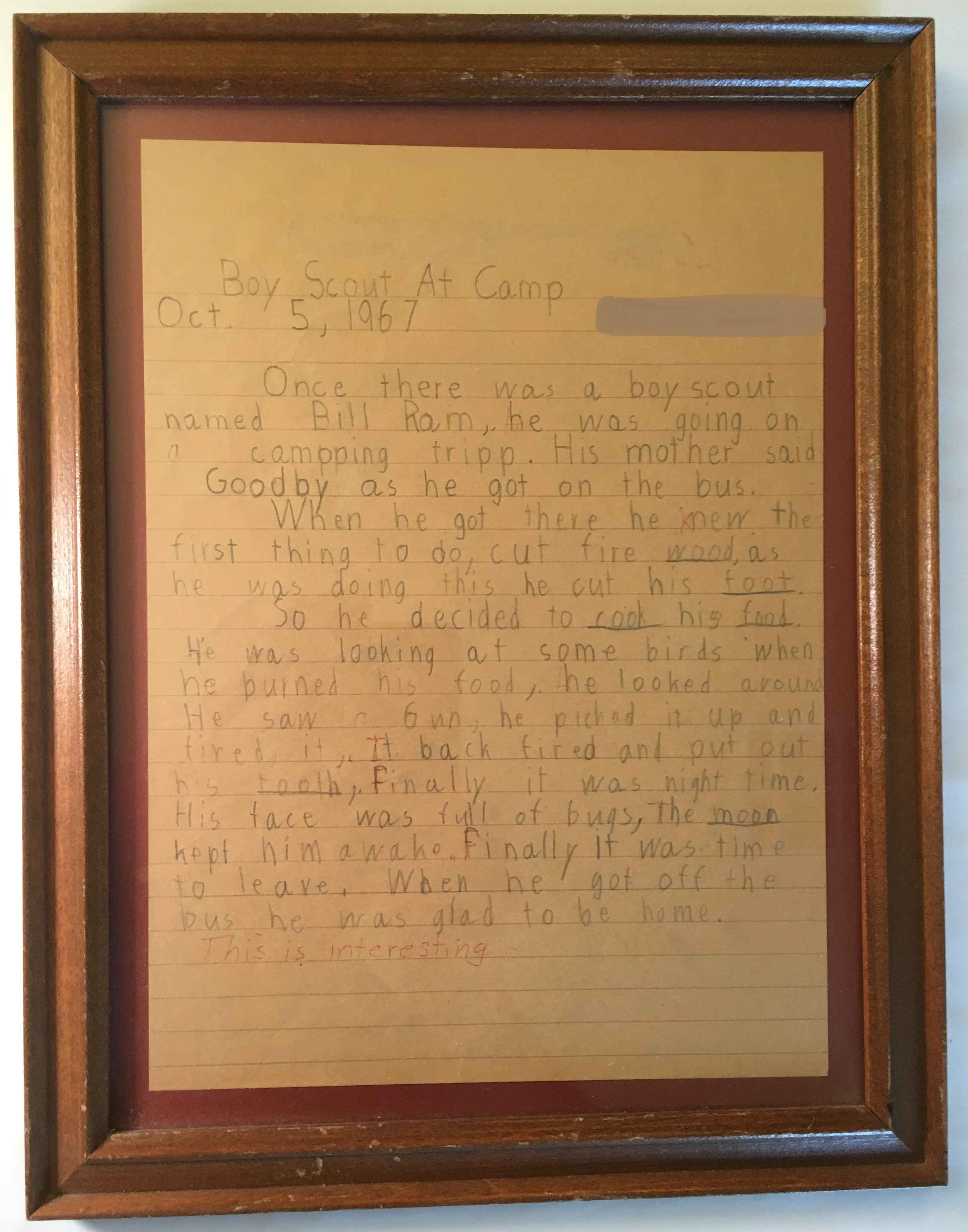 Bill Ram and the Space Creature’s Journal | Tunnel Writer